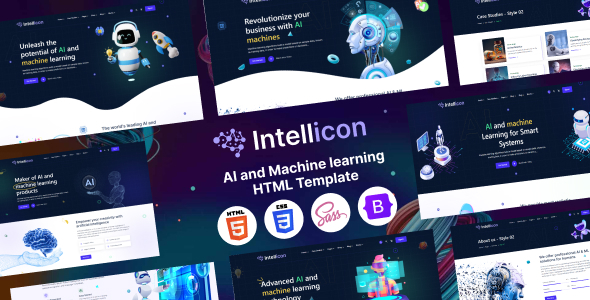 Intellicon Ai And Machine Learning Html Template Graphicfort